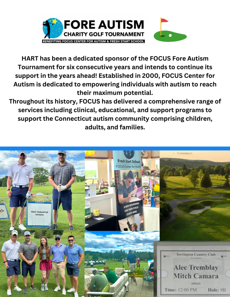 HART Sponsors FORE Autism Golf Tournament 2024 - HART Industrial Unions ...